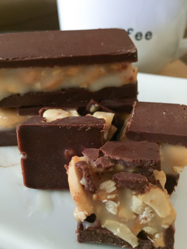 Skinny Cashew Snickers Bars {THM-S, Sugar Free, Low Carb} | My Montana ...
