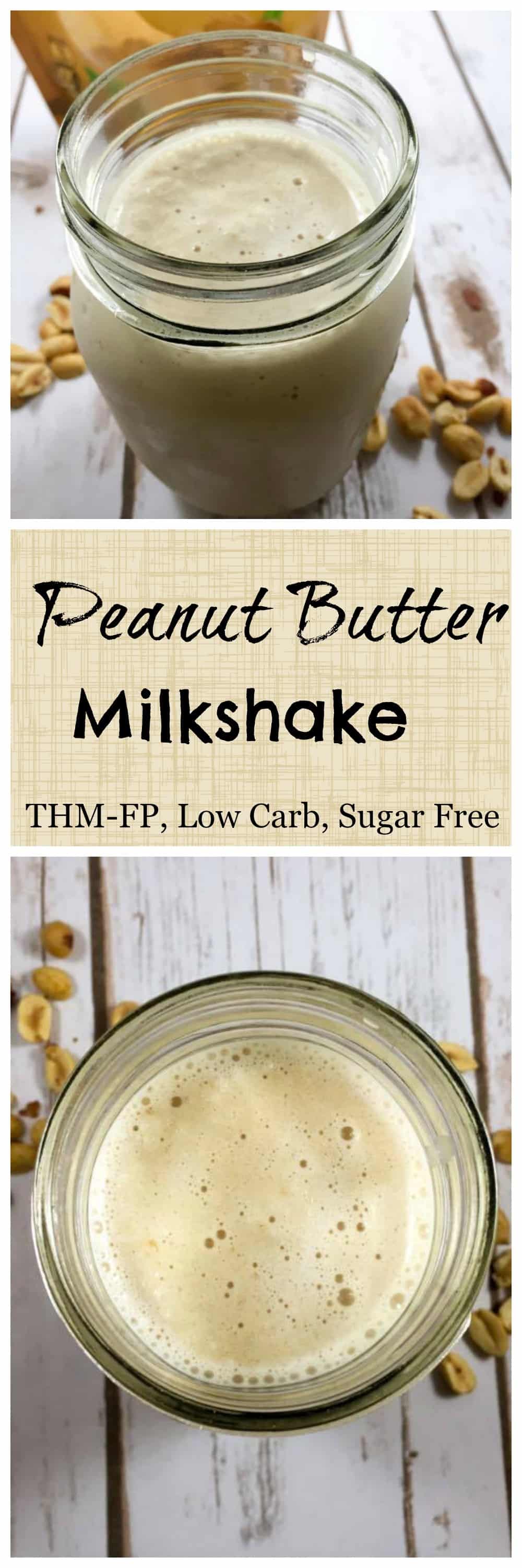 Peanut Butter Milkshake {THM-FP, Low Carb, Sugar Free} | My Montana Kitchen