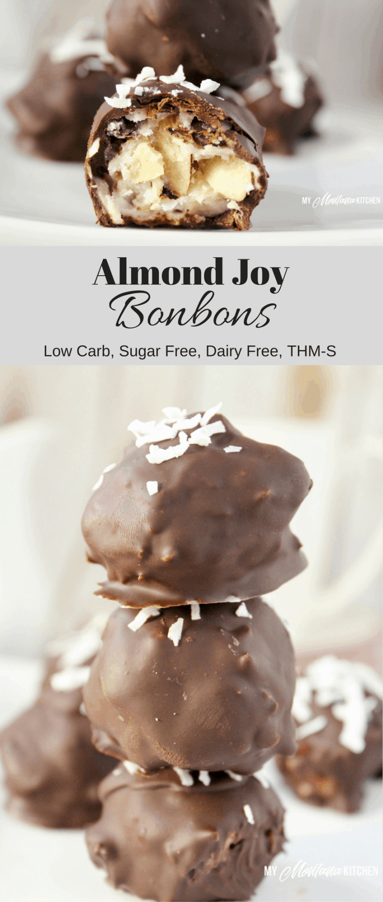 Low Carb Almond Joy Bonbons | My Montana Kitchen