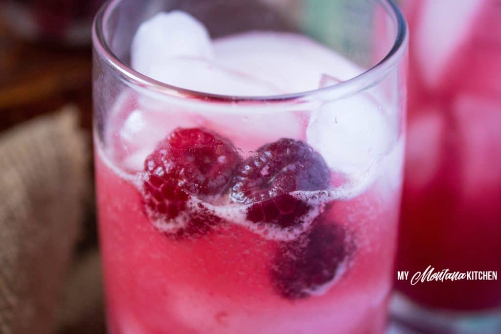 Sugar Free Sparkling Raspberry Soda | My Montana Kitchen