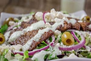 Greek Gyro Salad Recipe | My Montana Kitchen
