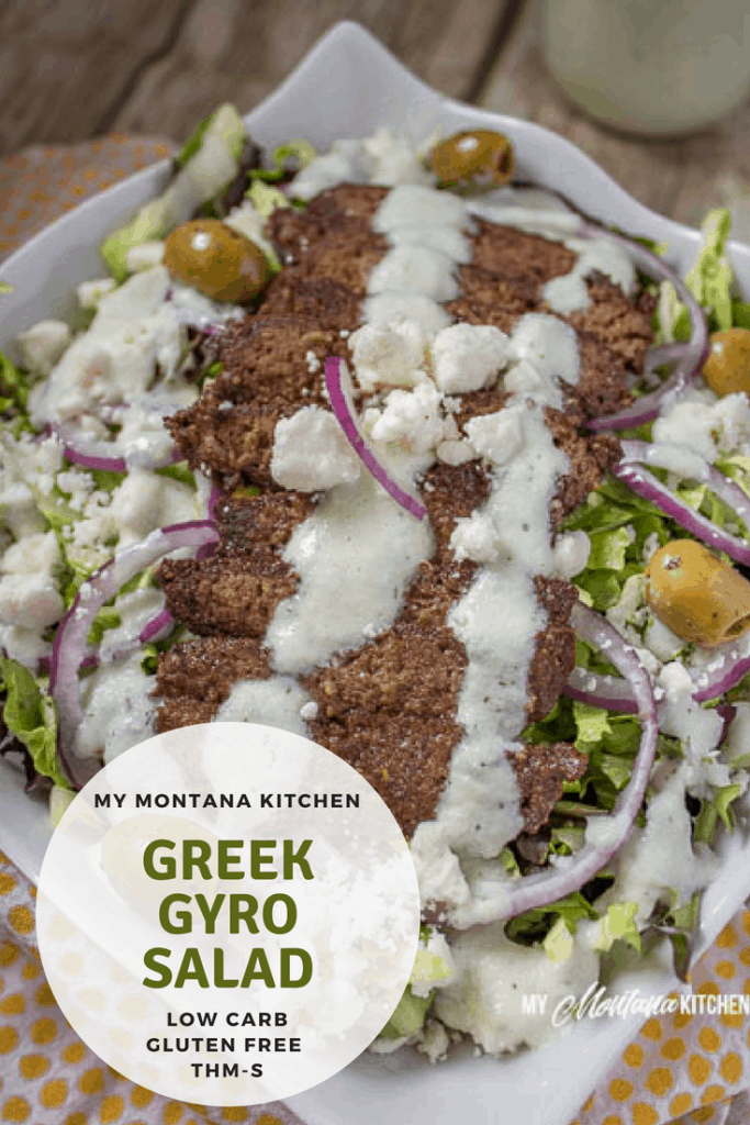 Greek Gyro Salad Recipe | My Montana Kitchen