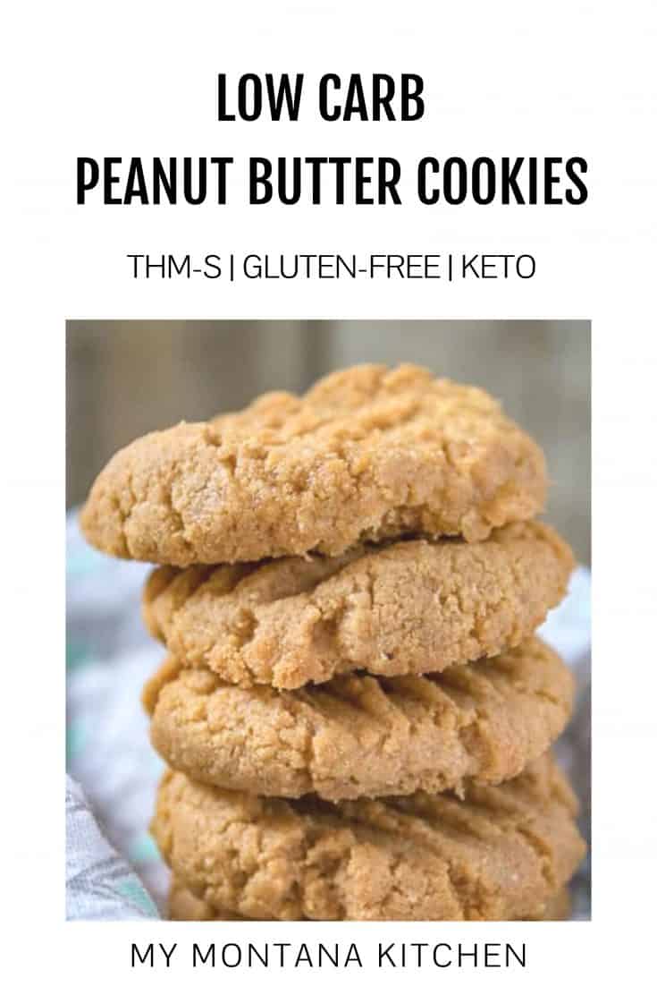 Low Carb Peanut Butter Cookies (Sugar Free, 5 Ingredient, Dairy Free)