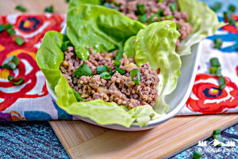 Keto Asian Lettuce Wraps | My Montana Kitchen