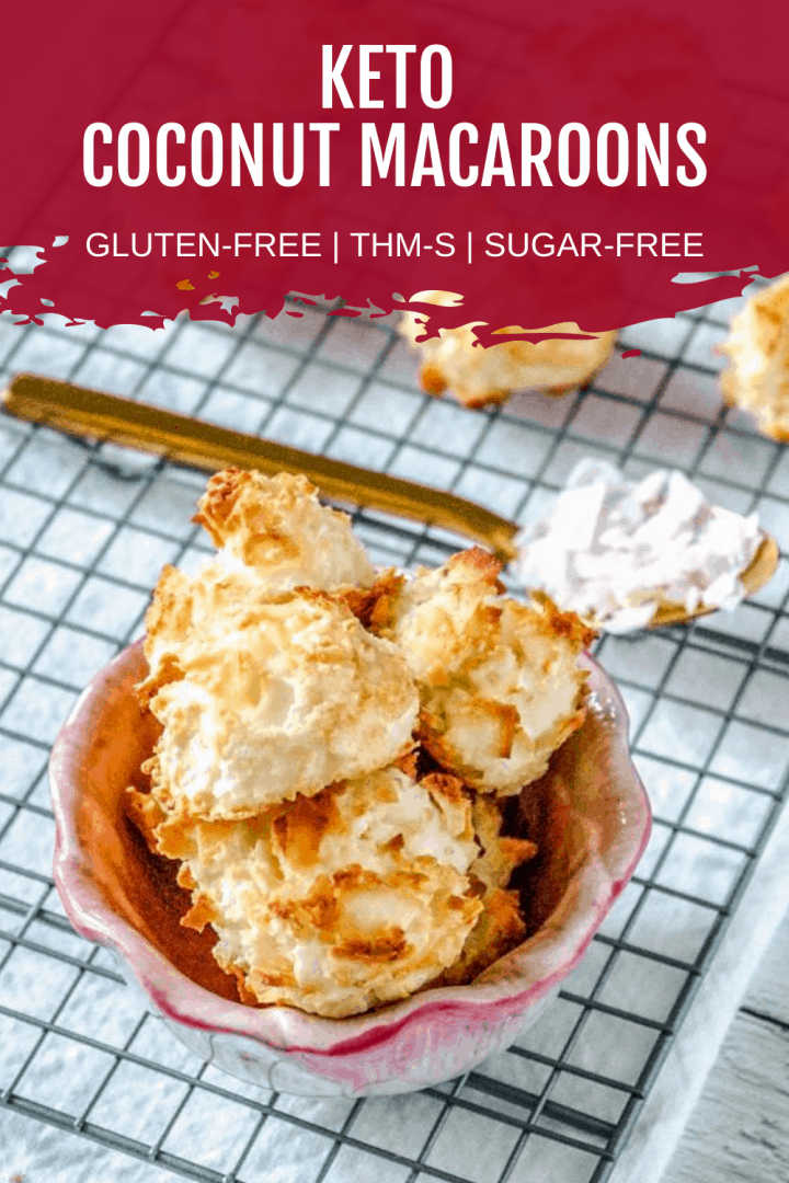 Keto Coconut Macaroons | Sugar-Free, Low-Carb, THM-S