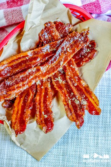 Candied Bacon - Sugar-Free | Also known as Pig Candy, Keto, THM-S