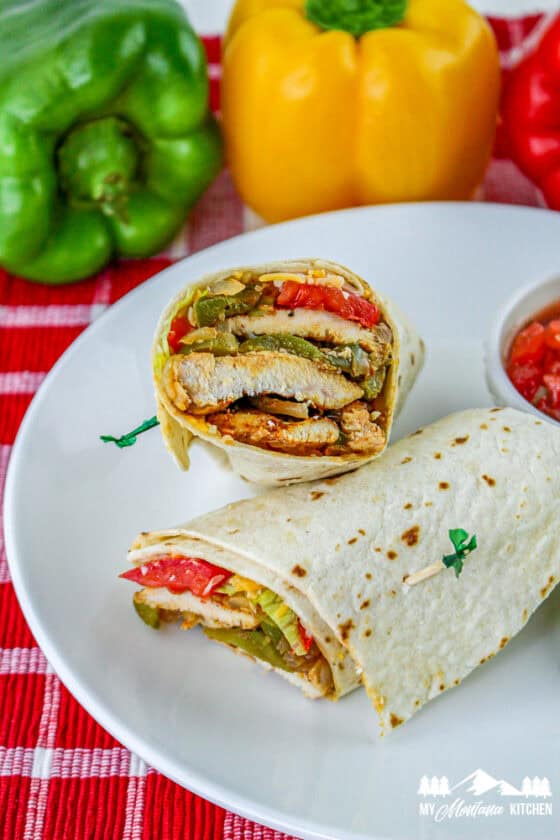 Chicken Fajita Wraps Recipe: Easiest Chicken Fajitas | My Montana Kitchen