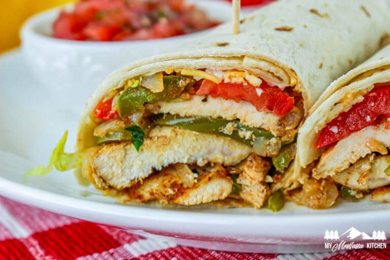 Chicken Fajita Wraps Recipe: Easiest Chicken Fajitas | My Montana Kitchen