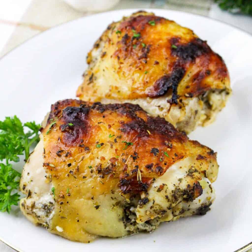 Greek Yogurt Marinated Chicken Thighs | My Montana Kitchen