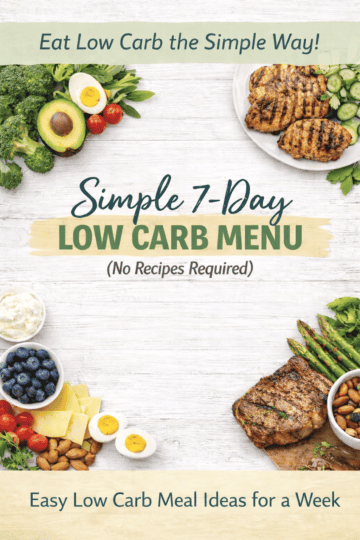 7-Day Low-Carb Meal Plan: The easy way to eat low carb | My Montana Kitchen
